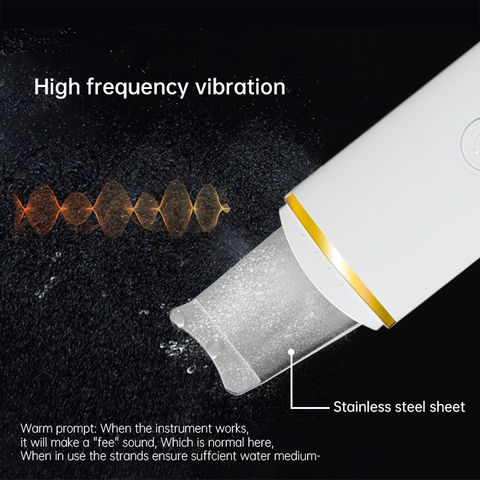 China Deep clean facial skin scraper electric ultrasonic skin scrubber ...