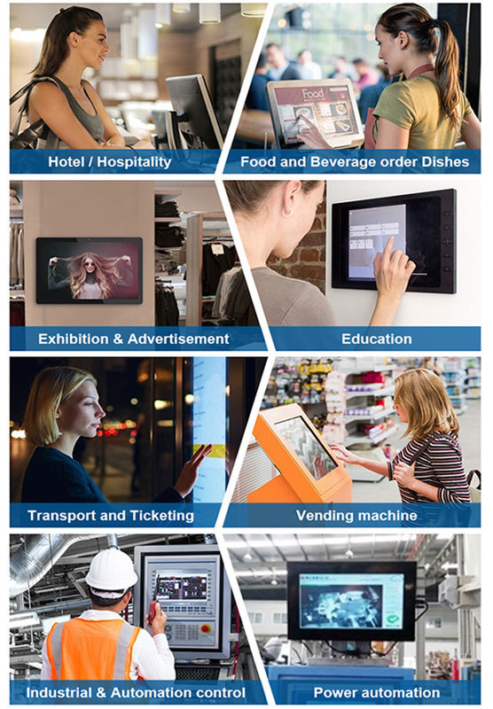 China 17 inch LCD Capacitive Display Touch Screen Panel Monitor for HMI ...