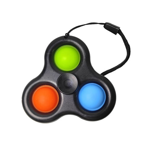 China Simple dimple bubble Fidget Finger Spinner toy bubble hand dimple ...