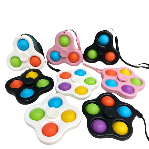 China Simple dimple bubble Fidget Finger Spinner toy bubble hand dimple ...