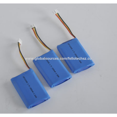 China Customized Li polymer battery pack 103450 3.7v 1800mAh GPS ...