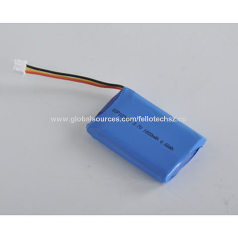 China Customized Li polymer battery pack 103450 3.7v 1800mAh GPS ...