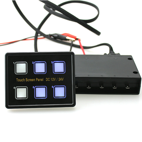 China 6 gang capacitive interactive displays touch screen panel for ...