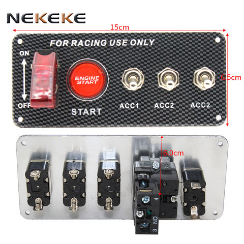 China Push Button Switch Panel of Car,RV,ATV Universal Ignition Switch ...