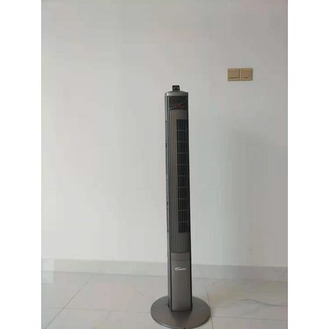 China LED display shiftable swing wind ABS bladeless cool bench Tower ...