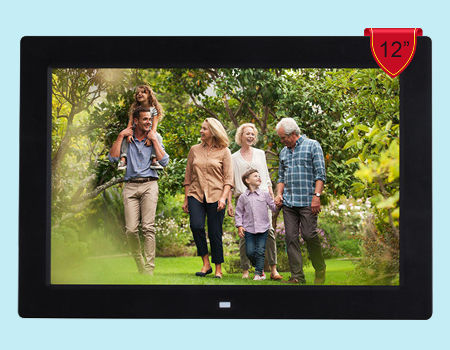 China 2021 hot sell 12 inch digital photo frame LCD display 1280*800 ...
