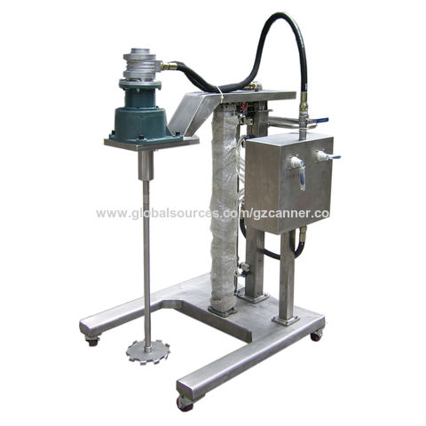 China Explosion-proof Industrial Trolley Type Pneumatic Lifting Mixer ...