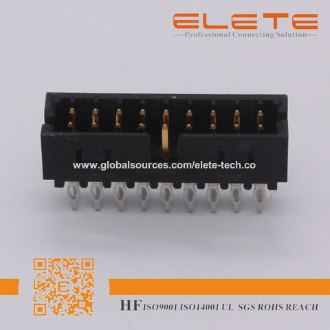 China 2.54mm solder tail pin header & press-fit headers on Global ...