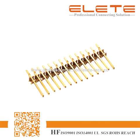 China 2.54mm solder tail pin header & press-fit headers on Global ...