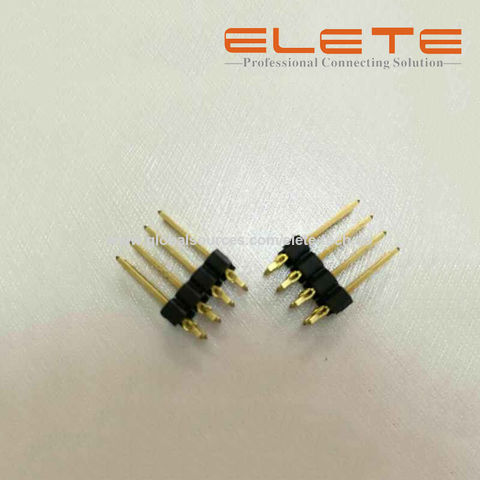 China 2.54mm solder tail pin header & press-fit headers on Global ...