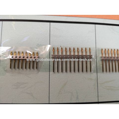 China 2.54mm solder tail pin header & press-fit headers on Global ...