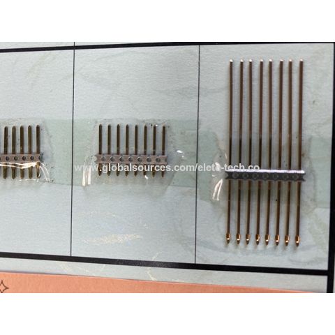 China 2.54mm solder tail pin header & press-fit headers on Global ...