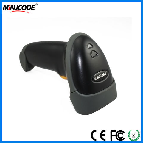 China MINJCODE Wired USB Portable Handheld 1D Laser Barcode Scanner ...