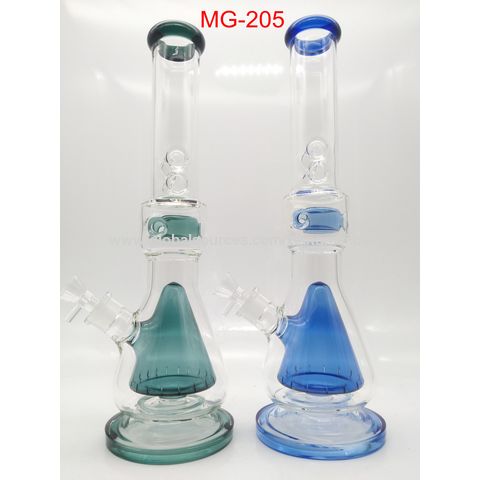 China 11'' 280g glass bong dab rig with banger manufacturer shipping on ...