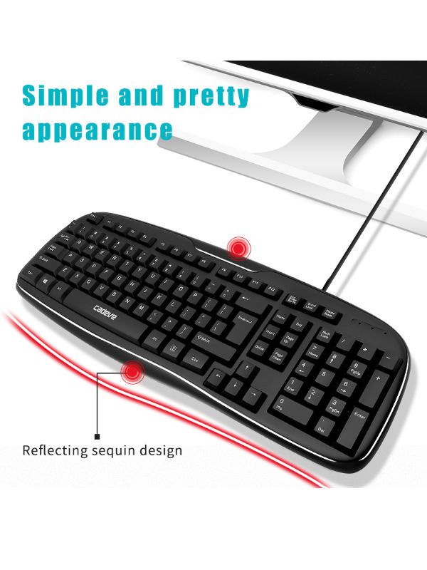 China 104 Keys Wired Office Keyboard for Office and Home on Global ...