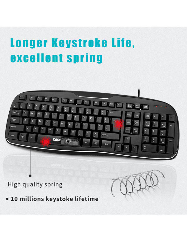 China 104 Keys Wired Office Keyboard for Office and Home on Global ...