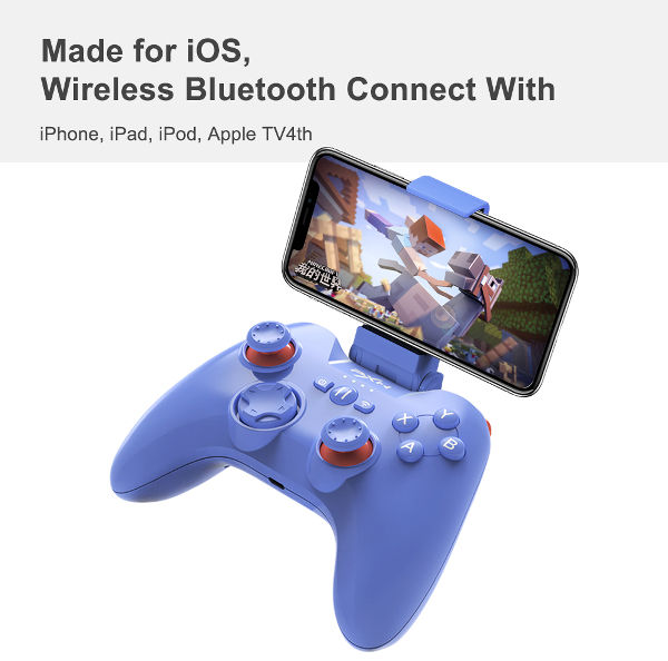Bluetooth Gamepad for iPhone, iPad, iPod, Apple TV, Bluetooth Gamepad ...