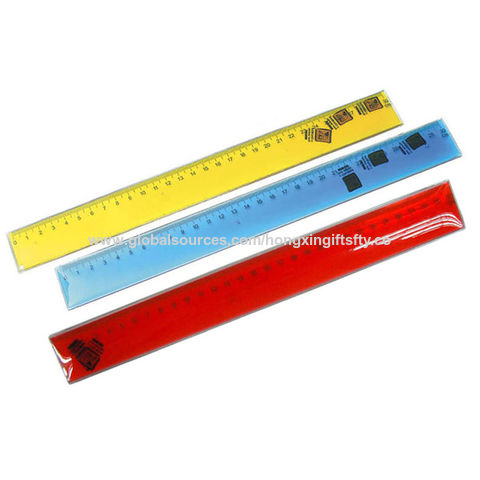 China 30CM custom promotional liquid filled PVC ruler on Global Sources ...