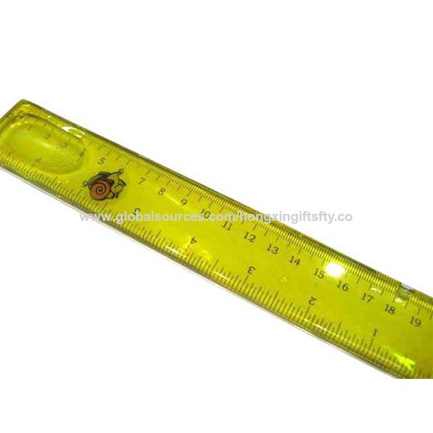 China 30CM custom promotional liquid filled PVC ruler on Global Sources ...