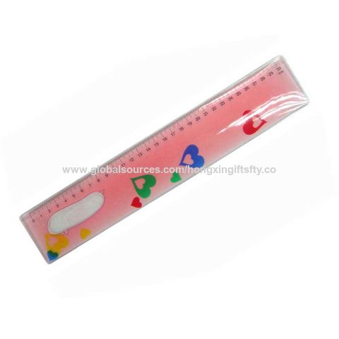 China Promotional liquid filled PVC ruler for kids on Global Sources ...