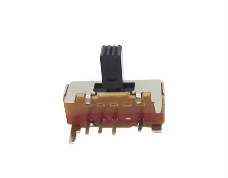 China Slide switch,horizontal 3 positionh 4 pin 1P3T small PCB on ...