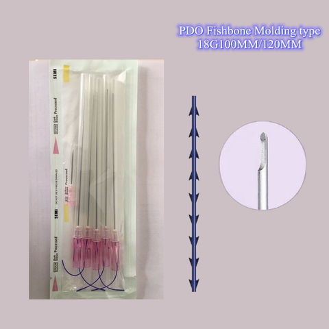 China Manufacturer PCL PDO Fishbone thread molding type 18g100mm for ...