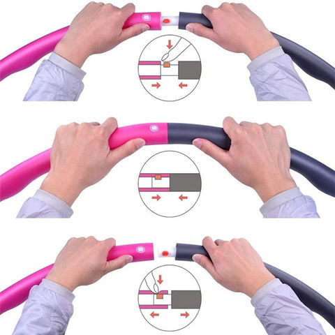 China Sport Hula Hoop, Red Color Light Weight Exercise Wholesale Hoola ...
