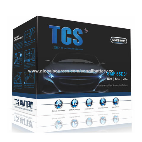 China SMF 48D26L Sealed maintenance free automobile battery,TCS Battery ...