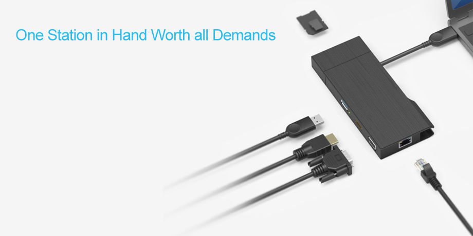 China USB 3.0 Dual-head Display Adapter, Universal Mini Docking Station ...
