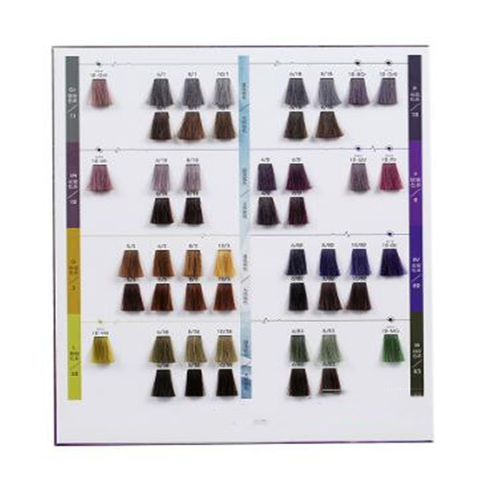 China Hair Dye Color Chart to Display Hair Colors on Global Sources ...