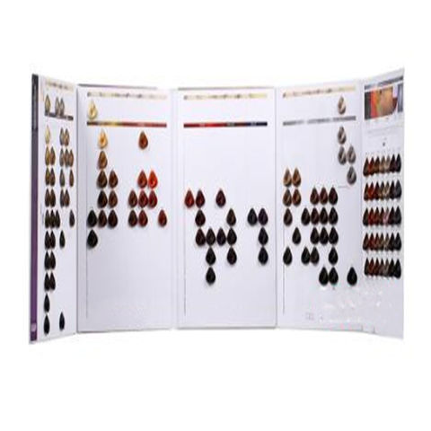 China Hair Dye Color Chart to Display Hair Colors on Global Sources ...