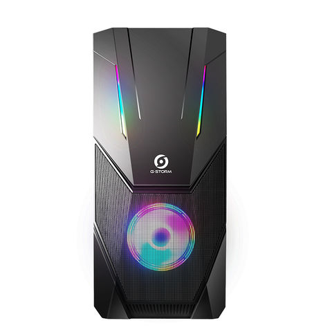 China AOJIE 3303 model with ARGB strip on front panel support ATX ...