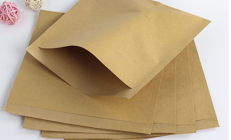 China Kraft paper pouches Food delivery Grease-proof oil-proof paper ...