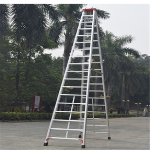 China Aluminum ladder herringbone ladder two side Miter ladder on ...
