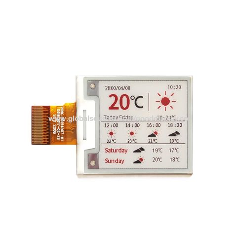 China Good Display 1.54inch Color e ink graphics display tri-color E ...