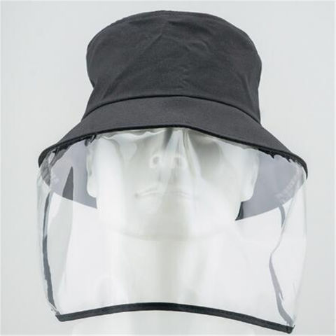 China Transparent Fisherman Cap Dust-proof Full Face Shield Hats ...