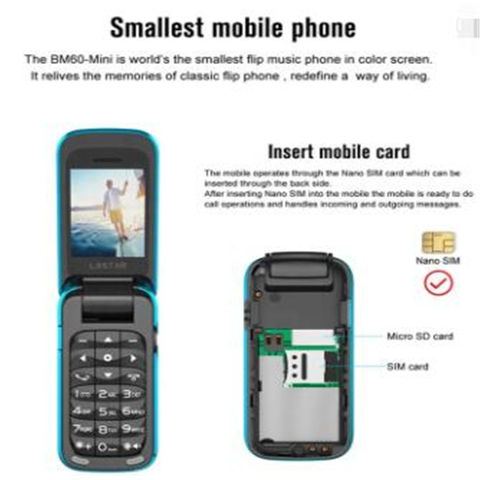 China Mini Flip Mobile Phone MP3 Magic Voice changer 3.5 Earphone Jack ...