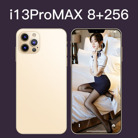 China 2021 latest 5G i13pro max phone with high definition Large memory ...