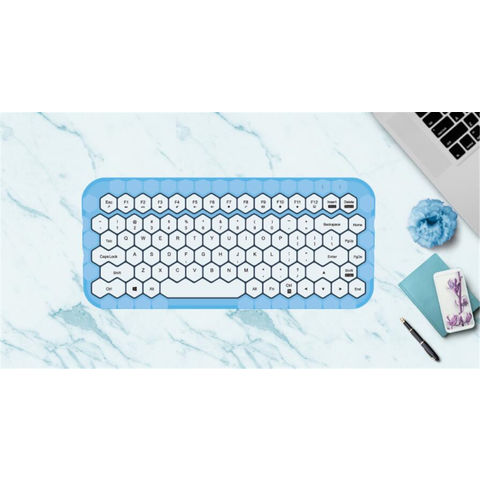 China Hot sales computer keyboard with mix-colored hexagon keyboard on ...