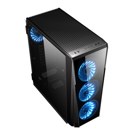China AOJIE 2103 tempered glass best computer case high quality pc case ...