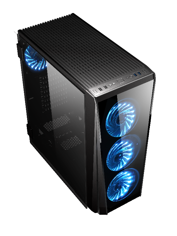 China AOJIE 2103 tempered glass best computer case high quality pc case ...