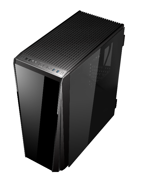 China AOJIE 2103 tempered glass best computer case high quality pc case ...