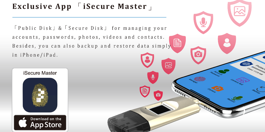 ISecure Master, APPLE iOS Fringerprint Crypto Key, security usb dongle ...