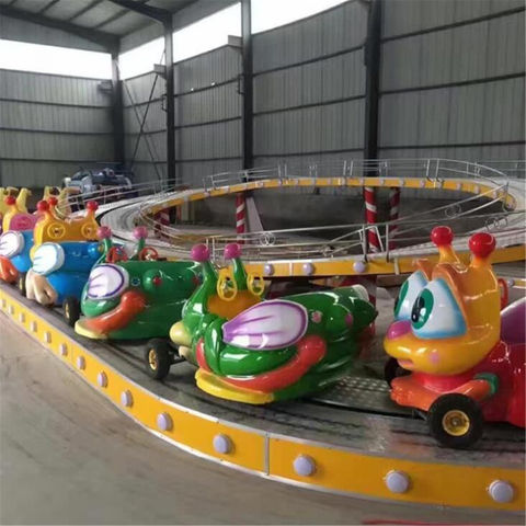 China Mini amusement equipment cartoon track vertical ring sports car ...