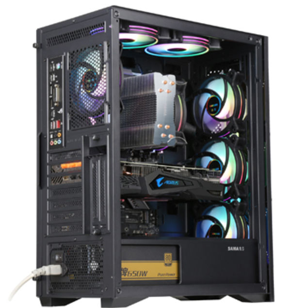 China AOJIE 3502 model with ARGB stripe on front panel standard ATX ...