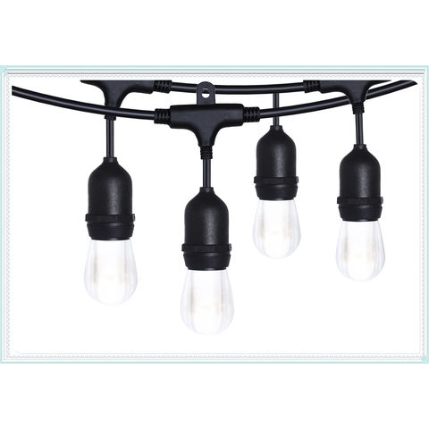 China E27 E26 Sockets Commercial Grade LED String Lights RGB ...