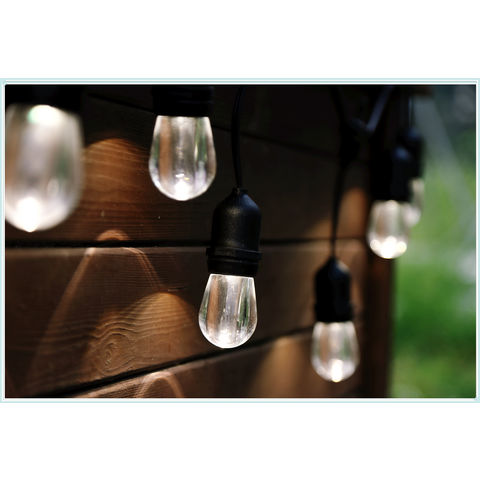 China E27 E26 Sockets Commercial Grade LED String Lights RGB ...