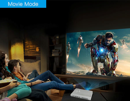 China Smart small office projector wireless same-screen keystone ...