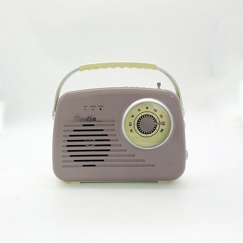 China Portable FM retro radio with Bluetooth /USB/SD/AUX capabilities ...