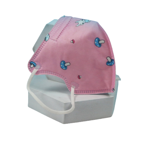 China Multi-color portable disposable KN95 folding mask for kids on ...